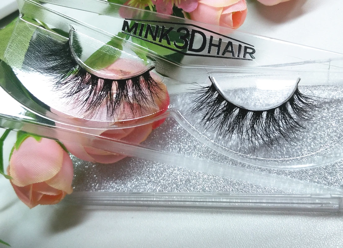 2017 Hot Selling South Korea 3D Customized Mink Eyelashes Natural Long ...