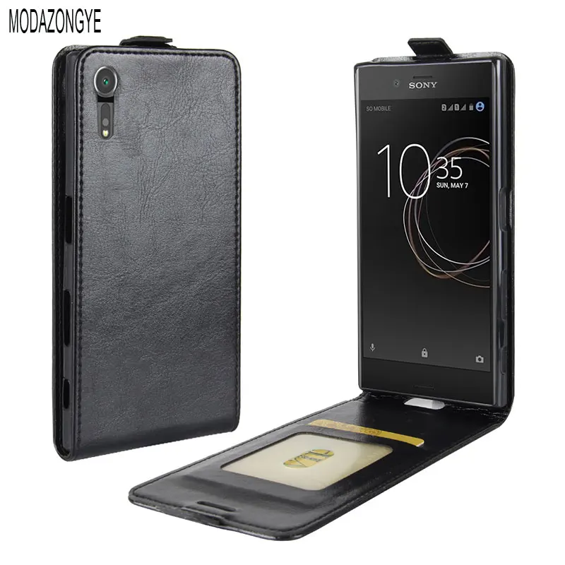 For Cover Sony Xperia XZ Case Luxury PU Leather Back Cover Phone Case ...