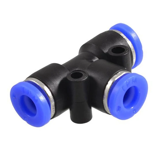 MYLB 5 Pcs 6mm to 6mm T Style One Touch Fittings Push in Quick ...