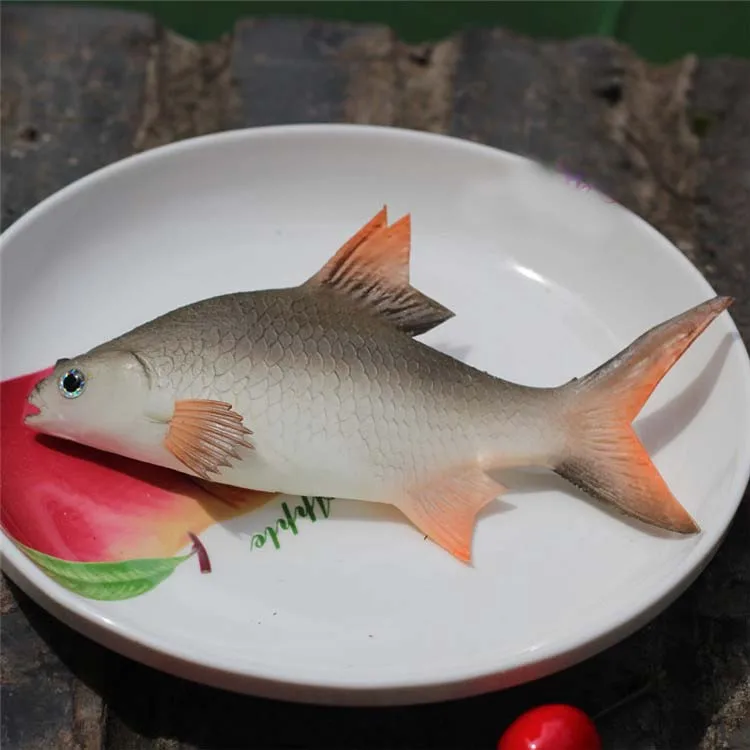 Children Toy Simulation Fish Pu Seafood Model Kid Toys Models Kitchen ...