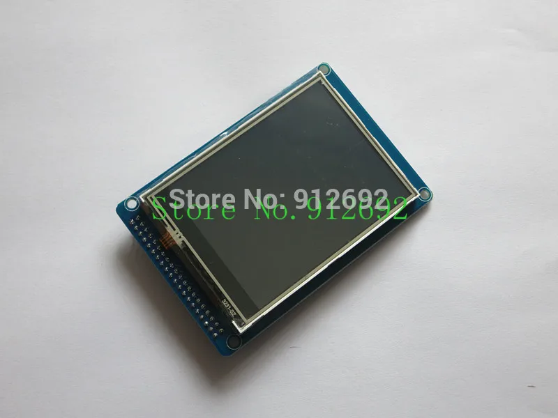 Free shipping 3.2 inch touch screen 65K color TFT LCD module, integrated touch control IC ...