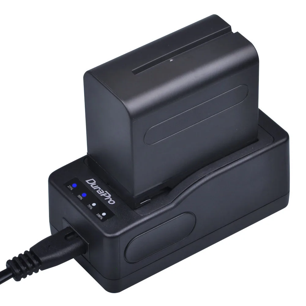 DuraPro-1Pc-7200mAh-NP-F960-NP-F970-F960-Rechargeable-Camera-Battery-Quick-Rapid-Charger-for ...