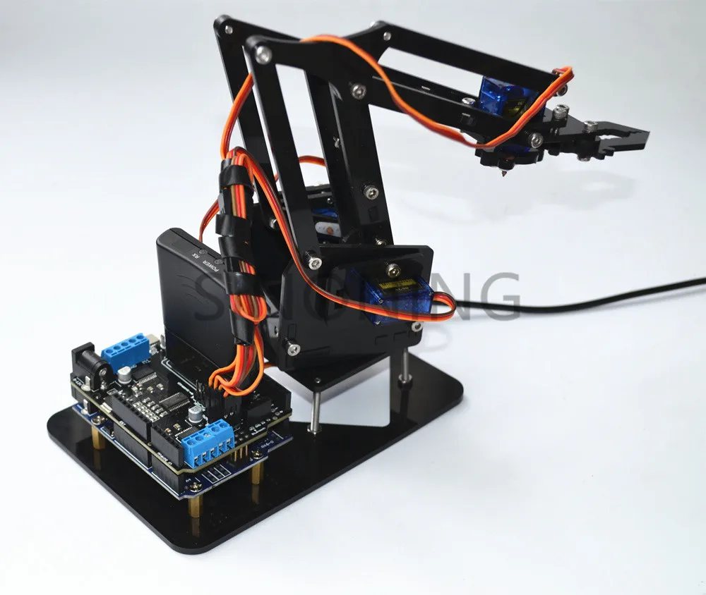 24g Remote Control Robot Arm Acrylic 4dof Arduino Ps2 Snar10 Sinoning Electronics Diy 