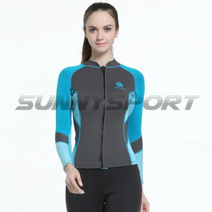3mm New Neoprene Ladies, Diving Jacket, Surfing Long Sleeved Jacket ...