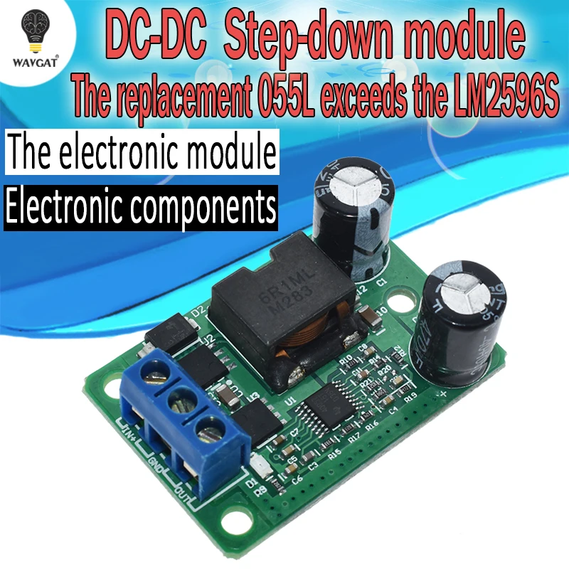 24V/12V To 5V/5A 25W DC-DC Buck Step Down Power Supply Module ...