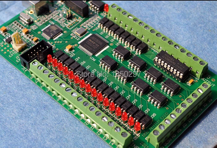 Tarjeta controladora de movimiento de 4 ejes Mach3 CNC USB Smooth Stepper, controlador de Motor ...