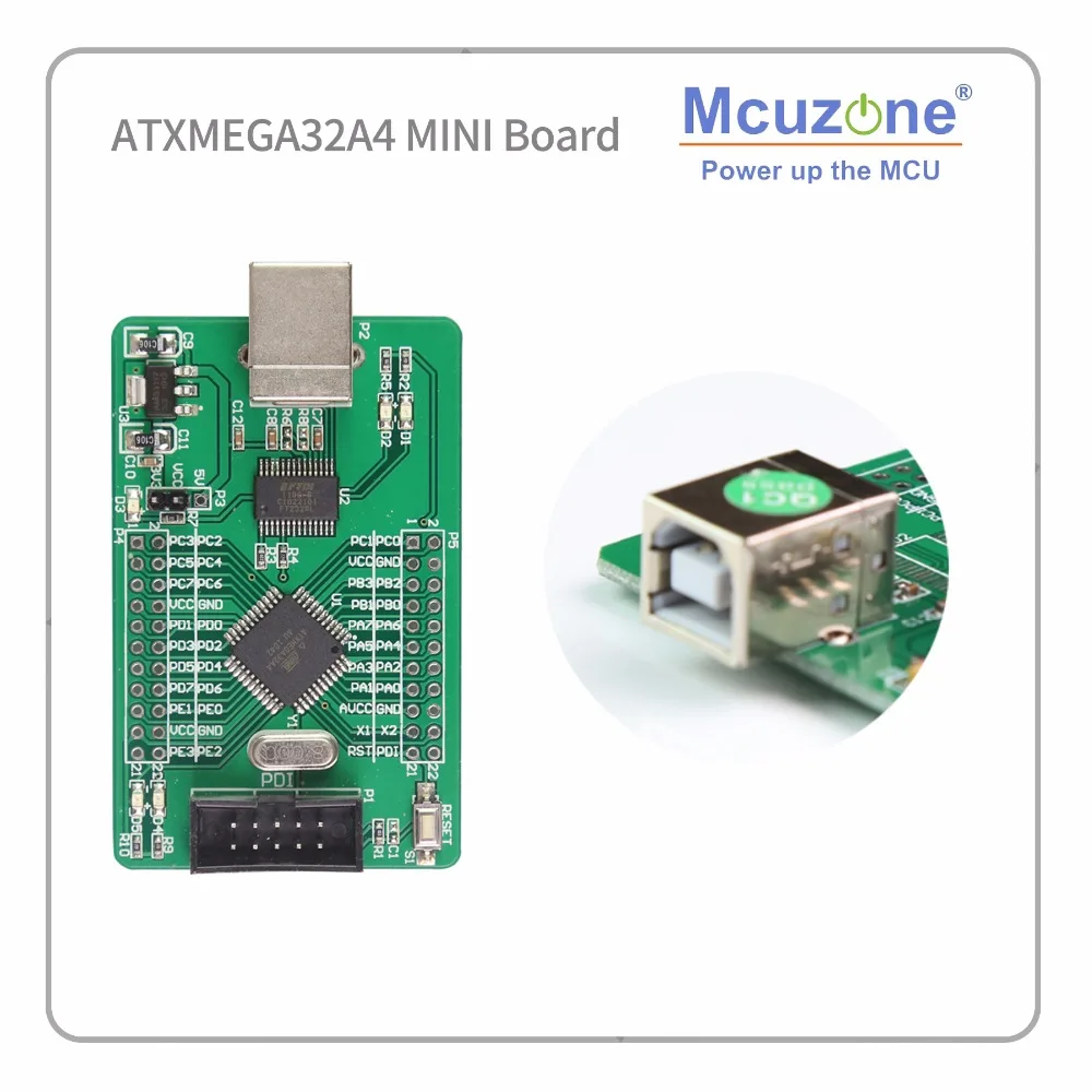 ATMEL ATxmega32A4 development kit 2 uart ft232rl XMEGA32A4 32A4 ...