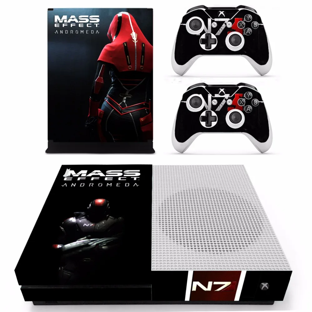 Mass Effect Andromeda Skin Sticker for Xbox One S Console and ...