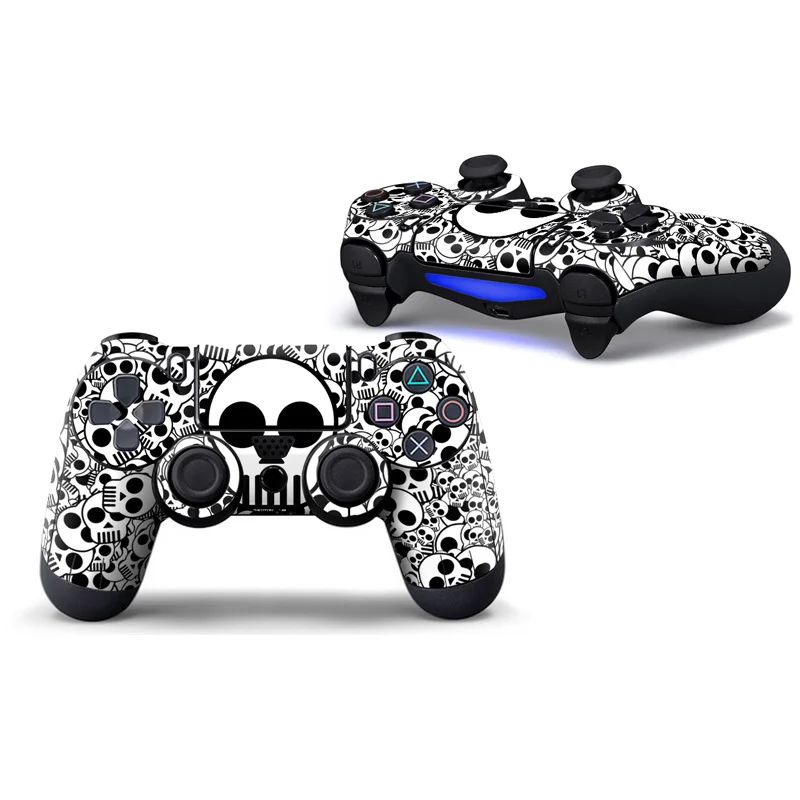 2pcs controller skin sticker faceplates for PS4 Controller Skin vinyl ...