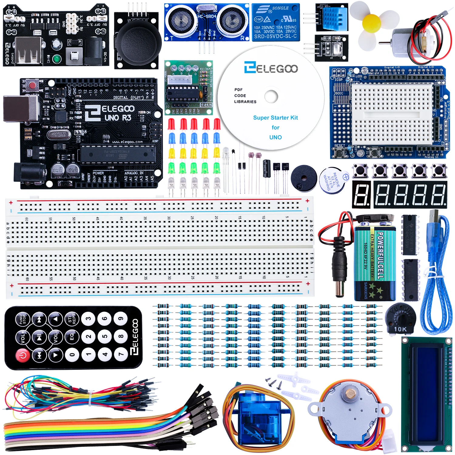 Kit Pemula Super Arduino Uno Elegoo 36 Proyek Kotak Hadiah Panduan Pengguna Pdf Online