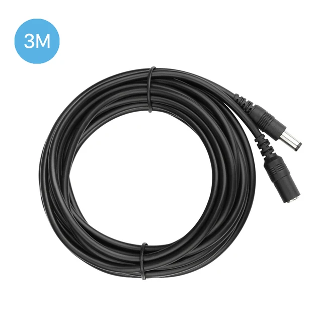 Dc Extension Cord Extension Cable For 12V AC/DC Power Adapters - 5.5x2 ...