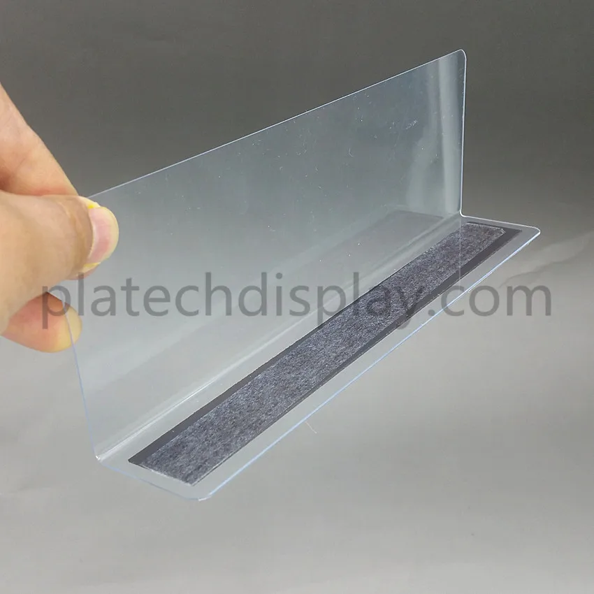 Plastic PVC Clear Storage Rack Shelf Side Splitter Back Plate Guard ...