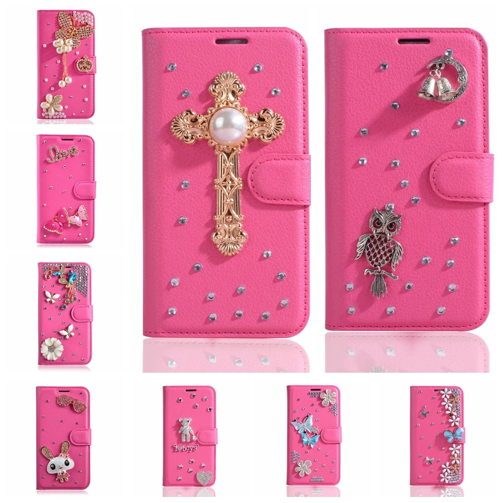 Handmade Bling Crystal Diamond Cover for OnePlus One 1+1 Case Wallet ...