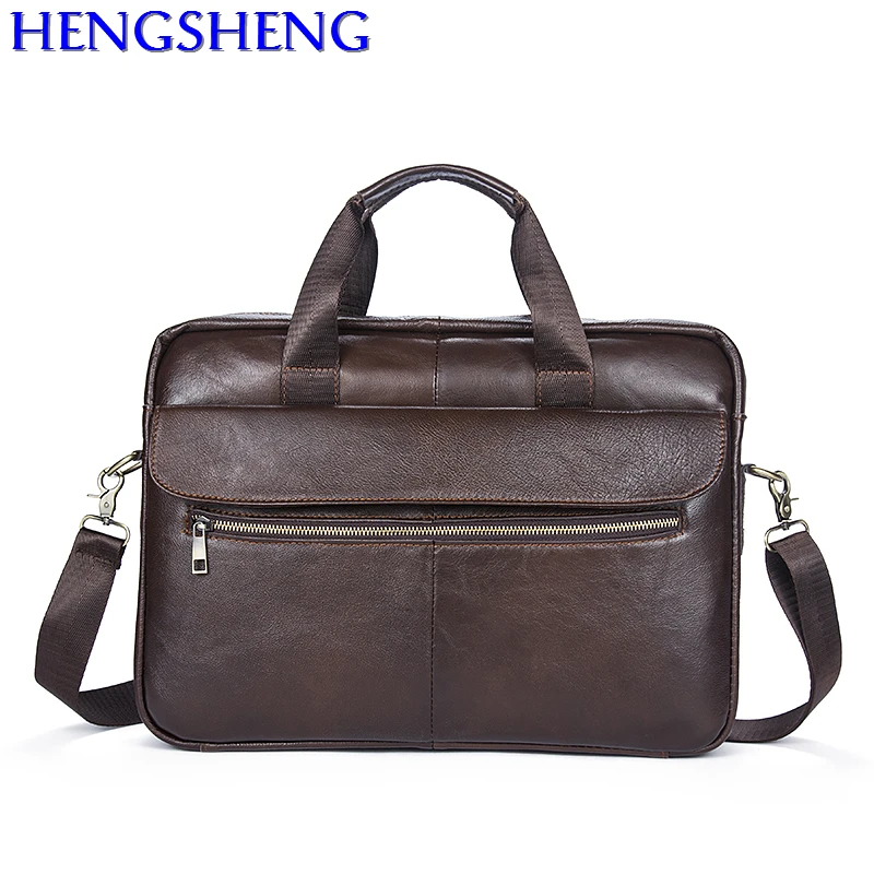 Free Shipping business genuine leather men briefcase with zipper men ... Free Shipping business genuine leather men briefcase with zipper men ...