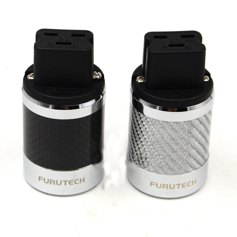 1pcs Hi-end Furutech Carbon Fiber Rhodium Plated 20a Iec Female Plug ...