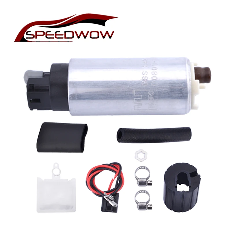 SPEEDWOW Universal Intank Fuel Pump Gss342 Fuel Pump 255lph Power Flow ...