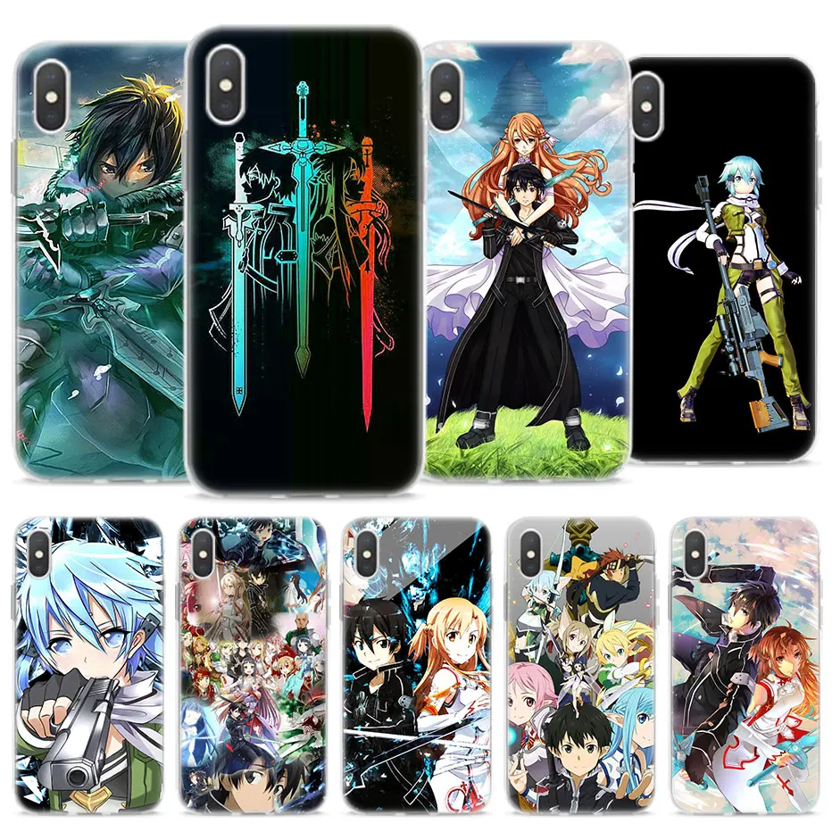 Aliexpress.com : Buy Sword Art Online Phone Cases for Apple iPhone X XR ...
