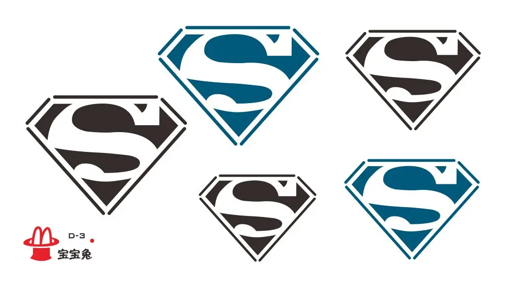 Superman Logo Stencil