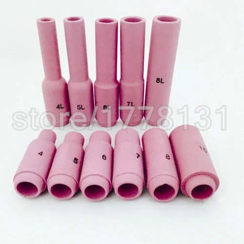 TIG Long Alumina Ceramic Cup KIT fit TIG Welding Torch DB PTA WP SR 17 ...