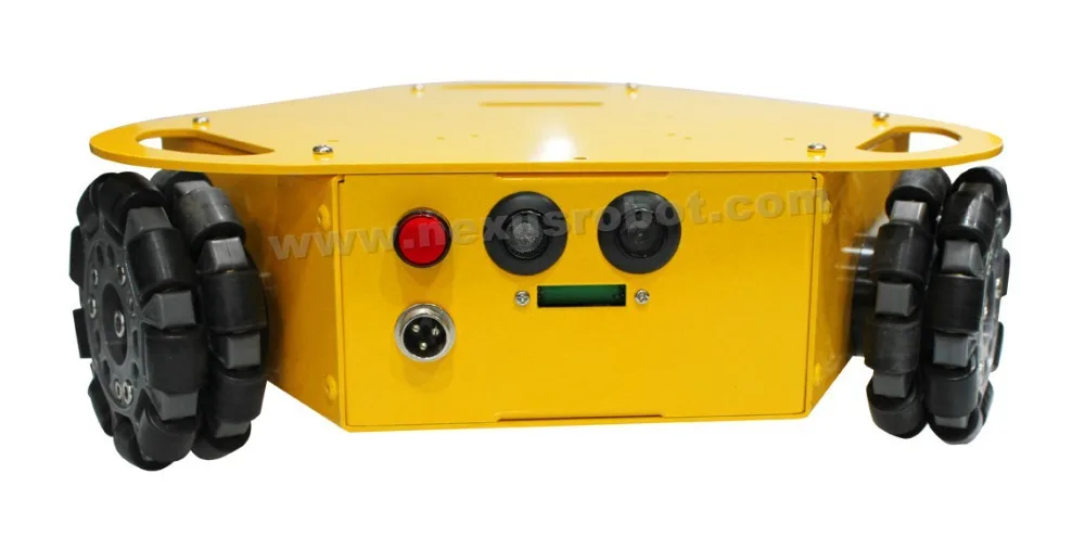 3WD Triangular 100mm Omni Wheel Mobile Robotics Car 10003 NEXUS Robot ...