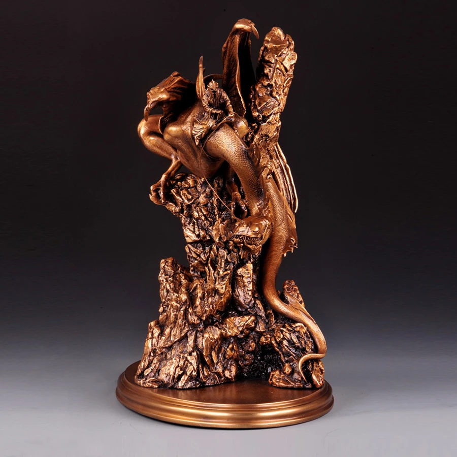 Limited-LOTR-Ringwraith-Dragon-Bronze-Copper-Statues-For-Decoration ...