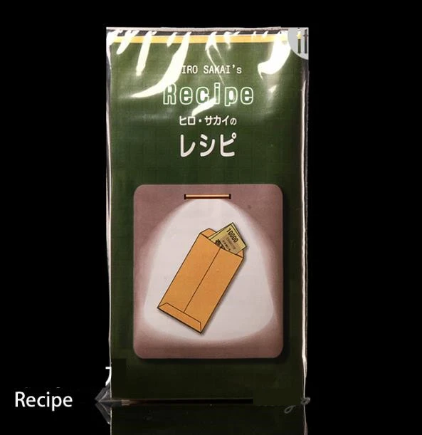 Free Shipping! Recipe By Hiro Sakai Magic Trick, Paper Change Into Bill ...