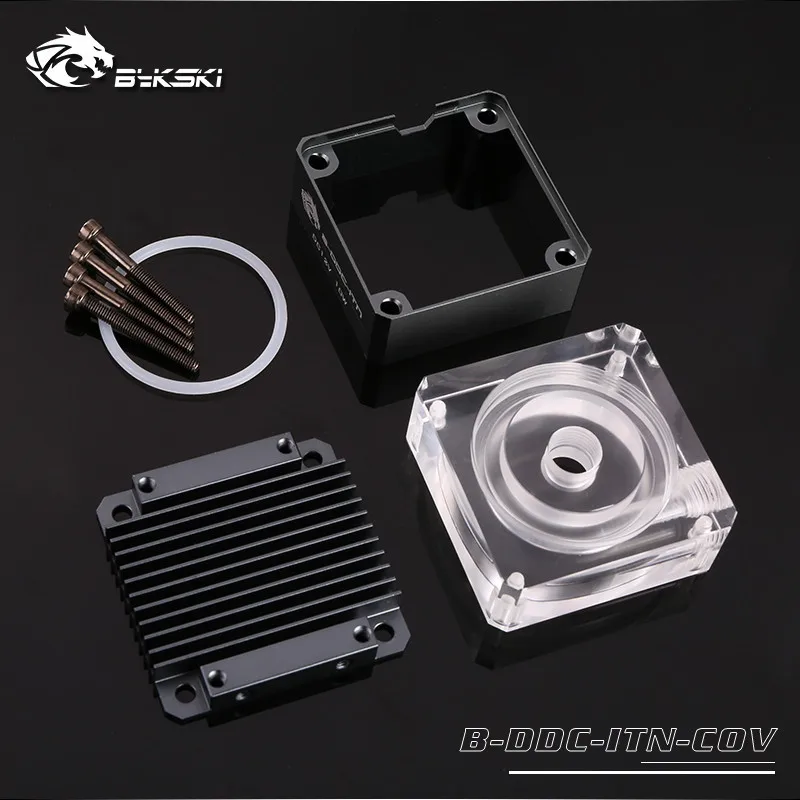 Bykski B-DDC-ITN-COV DDC Pump Armor Heatsink Armor TOP Acrylic Cover ...