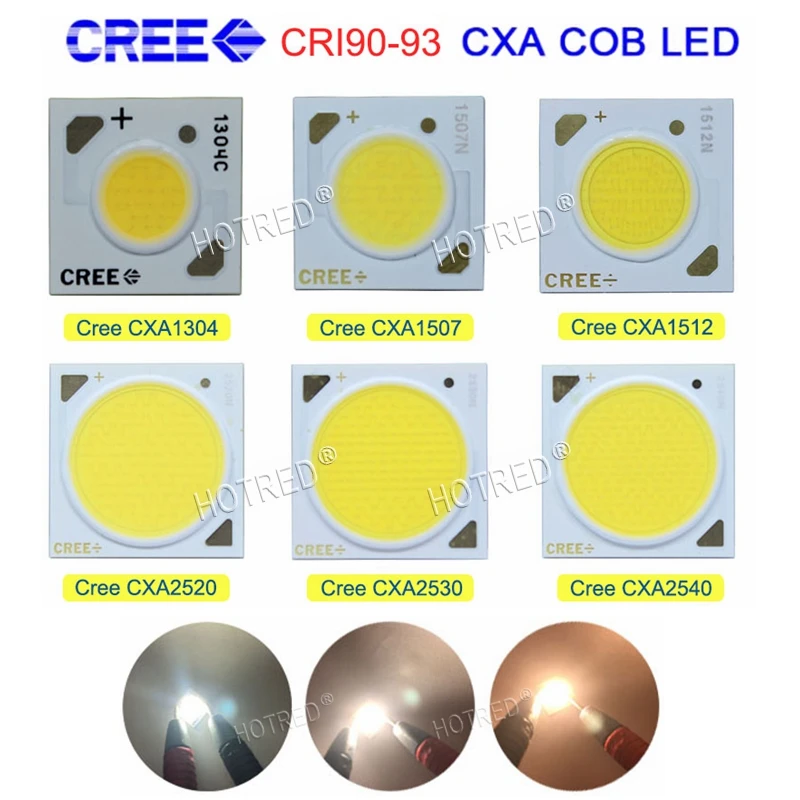10PCS/lot Cree High CRI 90-93 CXA1304 CXA1507 CXA1816 CXA2520 CXA2530 ...
