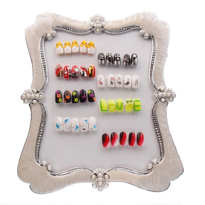 Fashion Nail Art Display Board Tips Display Stand Rack Board Nail ...