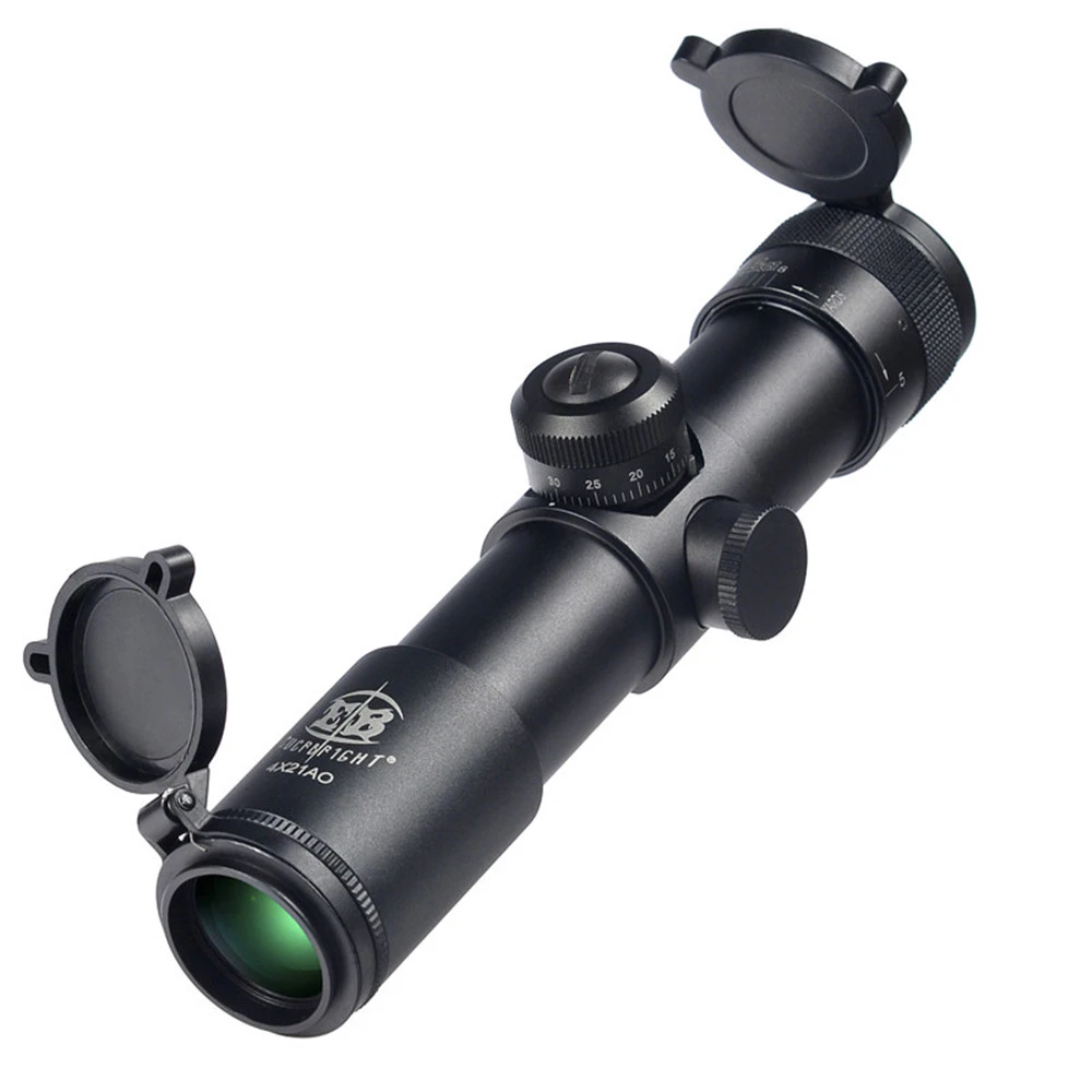 Hunting Compact Riflescope EB 4X21 AO Glass Etched Reticle Tactical ...