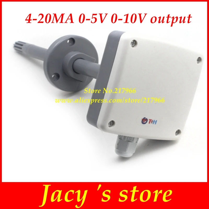 Duct Temperature Humidity Transmitter 4 20ma Pipe Temperature Humidity ...