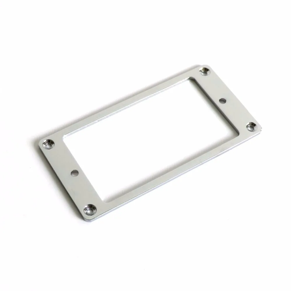 2pcs/set Flat Metal Humbucker Guitar Pickup Rings Chrome Lp Pickup ...