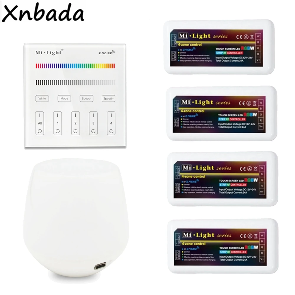 Milight B3 Touch Панель пульт дистанционного управления 2,4 г ночник WI ...