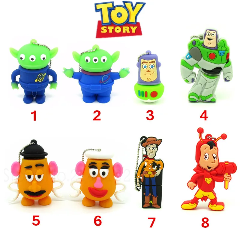 all kinds of Toy Story Aliens series usb flash drive cute Buzz ...