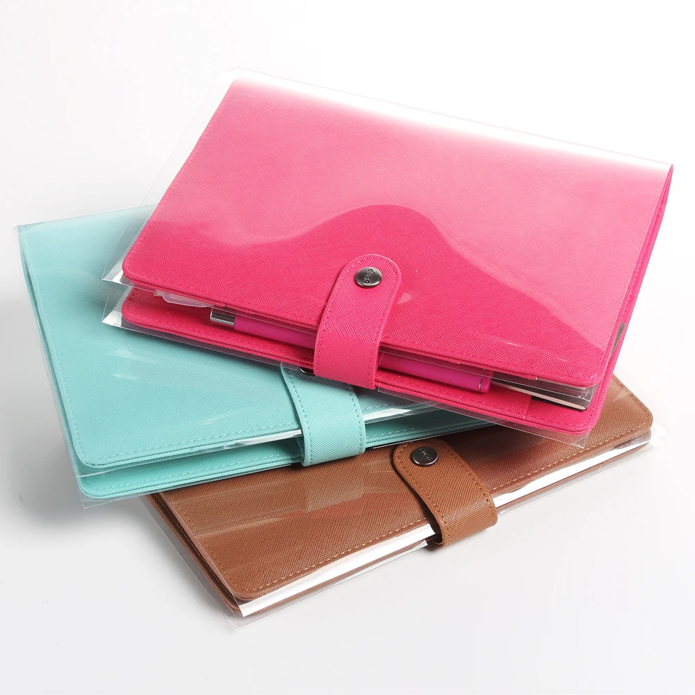 Macaron Cute Leather 6 Holes Notebook Stationery office School Ring Macaron Cute Leather 6 Holes Notebook Stationery office School Ring