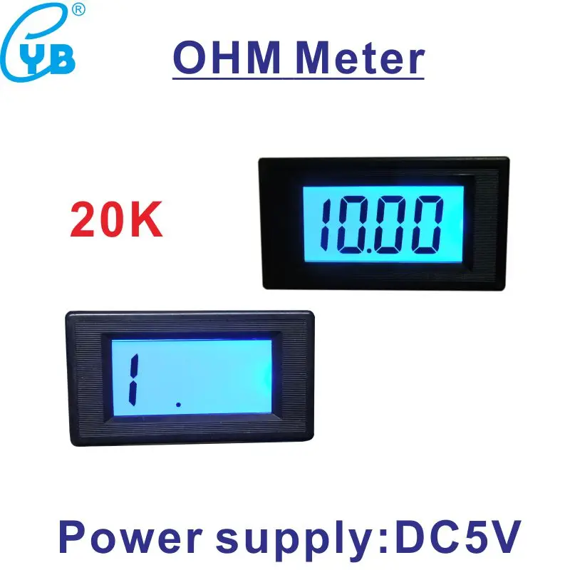 Ohm-Meter-20K-Power-DC5V-Impedance-Meter-LCD-Digital-Resistance-Meter ...