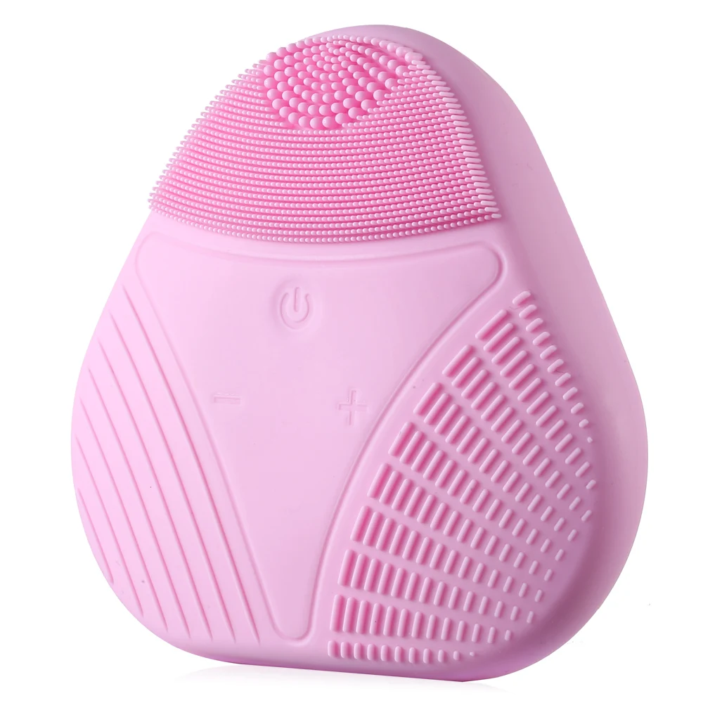 Electric Silicone Facial Cleaning Brush Smart Face Vibration Massager For Skin Care Spa Usb