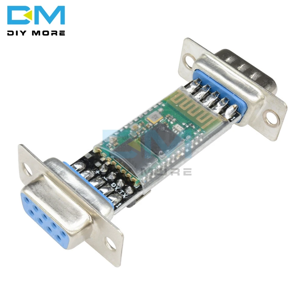 For Arduino Db9 Rs232 Rf Wireless Bluetooth V2 0 Serial Module Hc 06 Slave Serial Port 3 3v 2