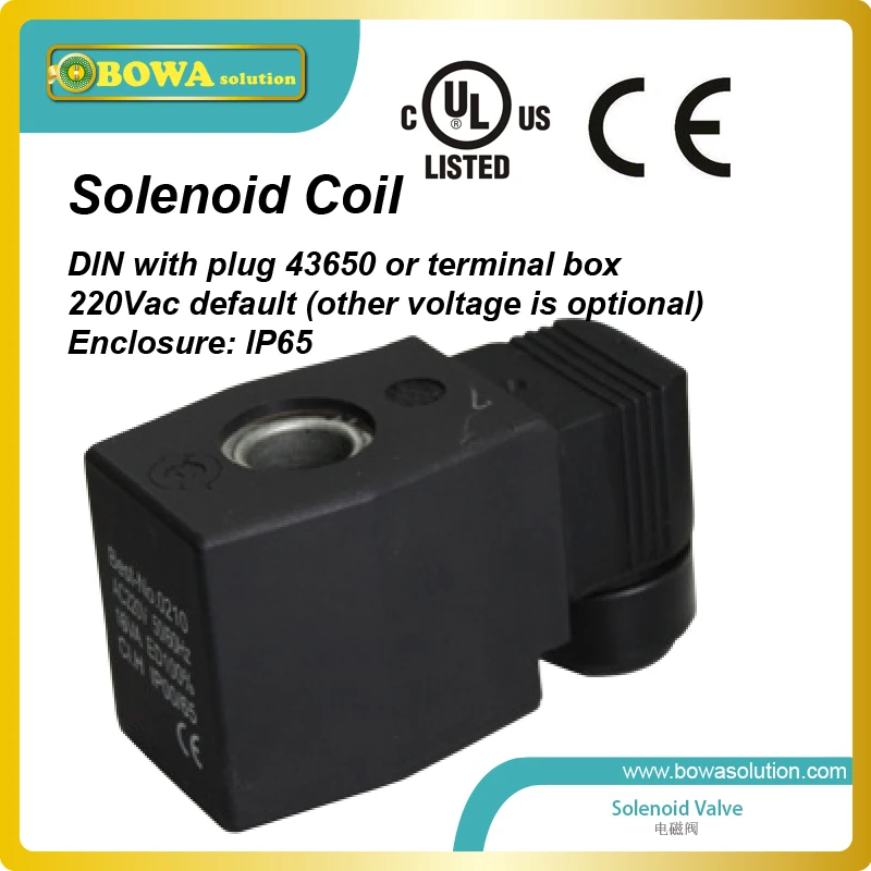 FDF serial coils for NC and NO solenoid valves; differential voltages ...