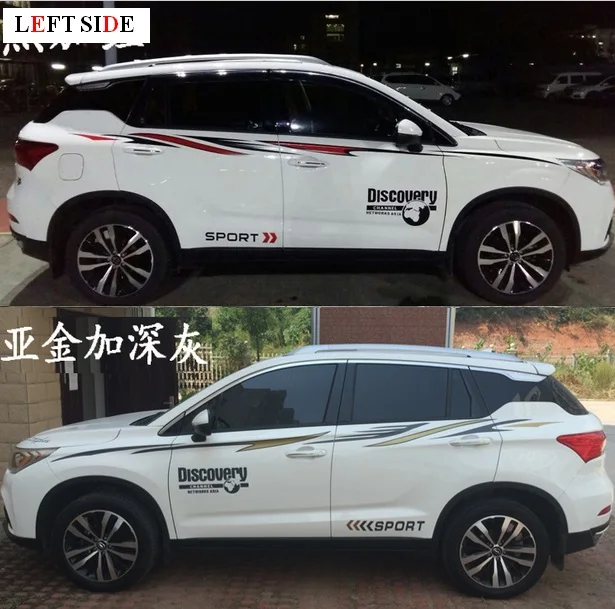 LEFT SIDE Full Body 4x4 Car Stickers Decals Decoration Waterproof Car ...