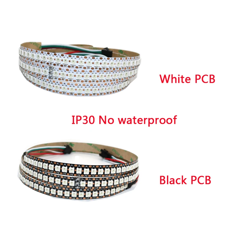 USB Powered 5V WS2812 IC WS2812B RGB LED Strip light 144leds/m 5050 SMD ...