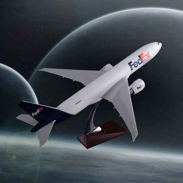 47cm Resin Boeing 777 FedEX Airlines Model Airplane Airbus Fedex ...