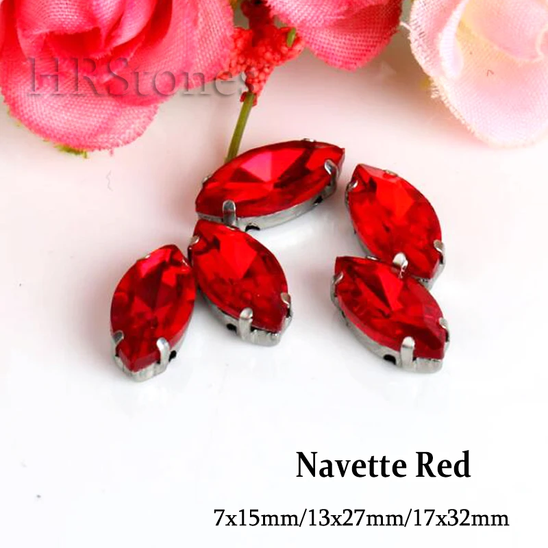 Navette Shape 5x10mm 7x15mm 13x27mm 17x32mm Wedding Rhinestones ...