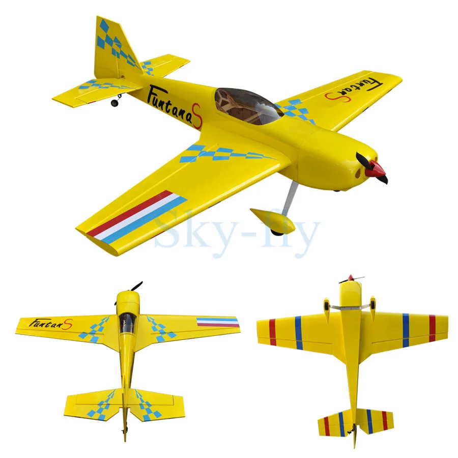 Flug Modell Funtana 70 "Balsaholz Funtana RC Flugzeug Modell Gas 26 ...