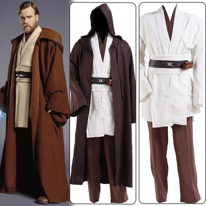 Estrela obi wan jedi robe obi wan kenobi túnica manto halloween ...