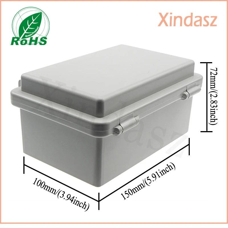 1pcs-150-100-72mm-hinged-waterproof-plastic-box-plastic-boxes-enclosure ...