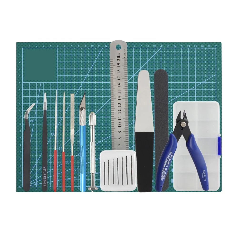 Model Building Kit Grinding DIY Modeler Basic Tools Craft Set Optional ...