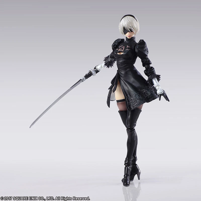 Game Nier Automata Yorha No. 2 Type B 2b Cartoon Bjd Action Figure ...