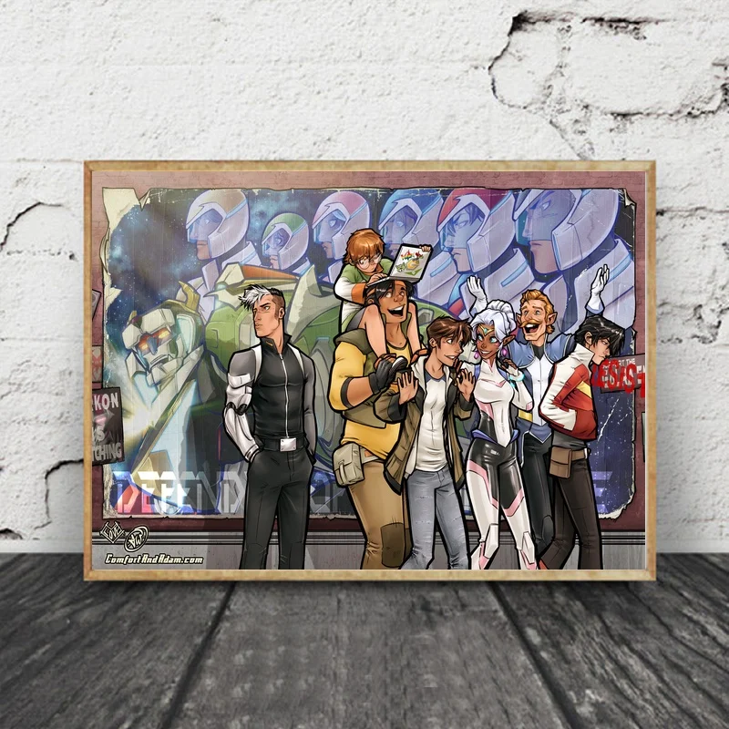 Voltron Legendary Defender Movie Art Silk Poster Prints Home Wall Decor ...