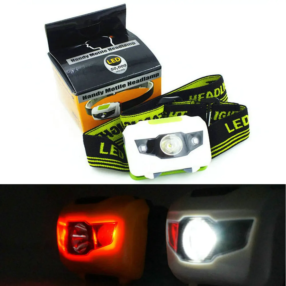 High quality 4 Mode headlamp Waterproof LED Headlight Flashlight white ...